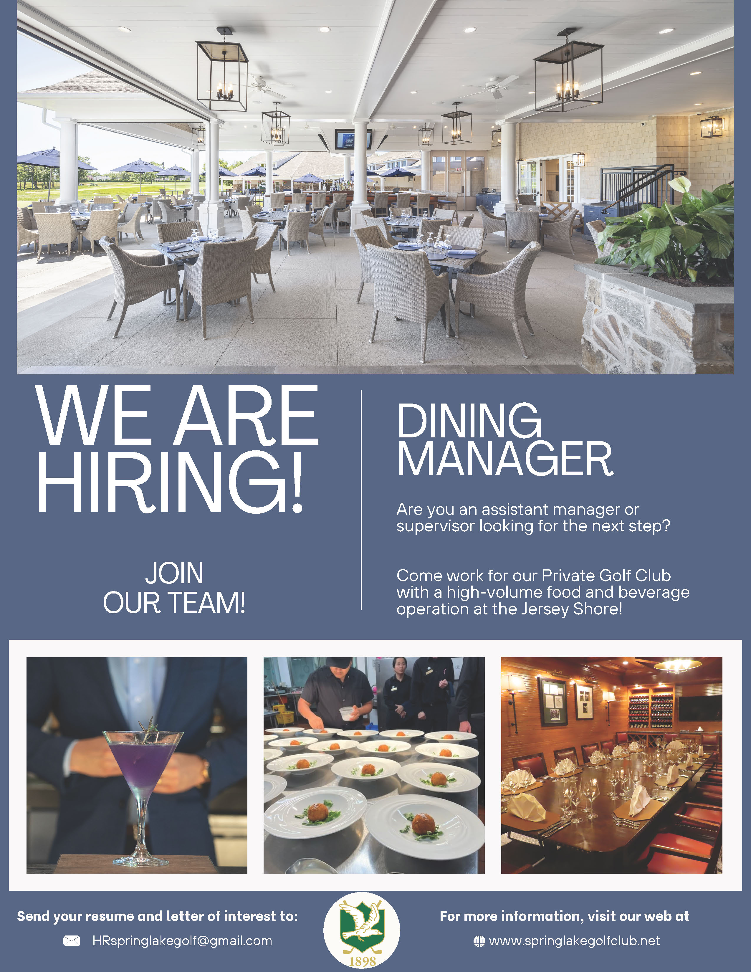 Available Positions - Spring Lake Golf Club